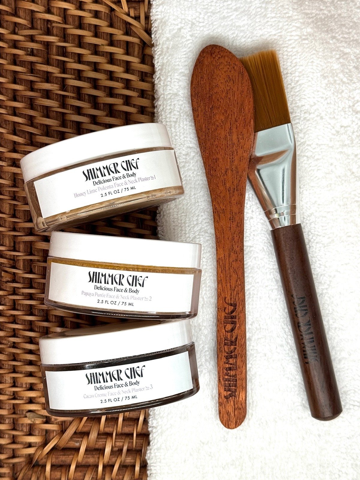 Face & Neck Plaster Trio – Shimmer Chef