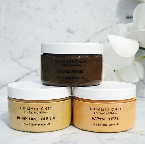 Face & Neck Plaster Trio – Shimmer Chef